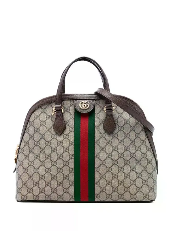 Gucci 2016-2026 Medium Gg Supreme Ophidia Web Satchel