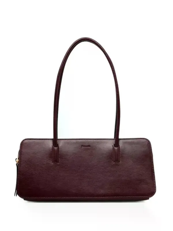 POLLINI Lady Logo-debossed Leather Tote Bag