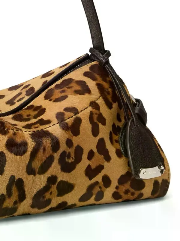 Ralph Lauren Small Leopard-print Haircalf Shoulder Bag