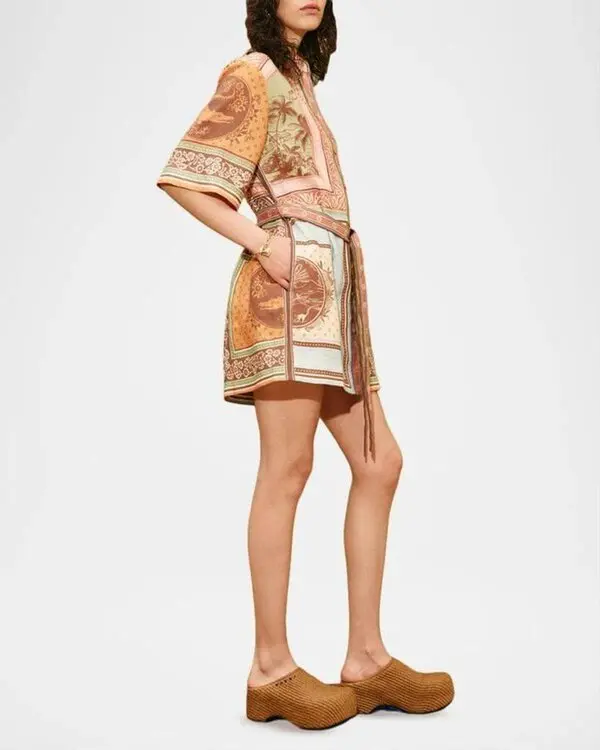 ALEMAIS Alberta Mini Shirtdress