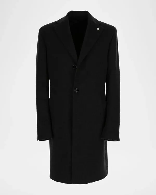Neiman Marcus Apos;s Water-repellent Cashmere Topcoat - 064 Medium