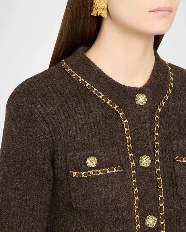 Generation Love Selma Chain-embellished Cardigan