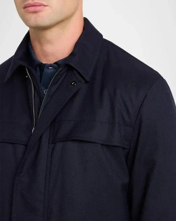 Canali Apos;s Brera Four-pocket Field Jacket
