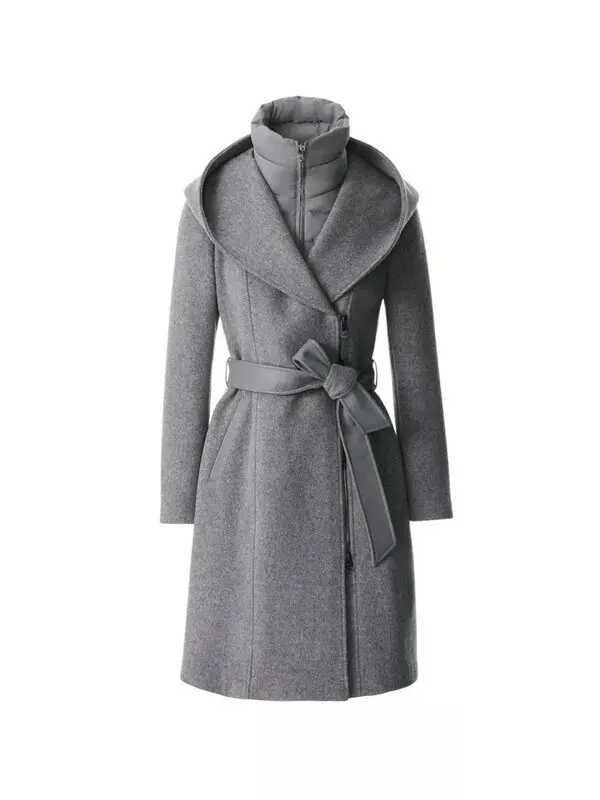 Mackage Shia-slb 2-in-1 Hooded Belted Coat