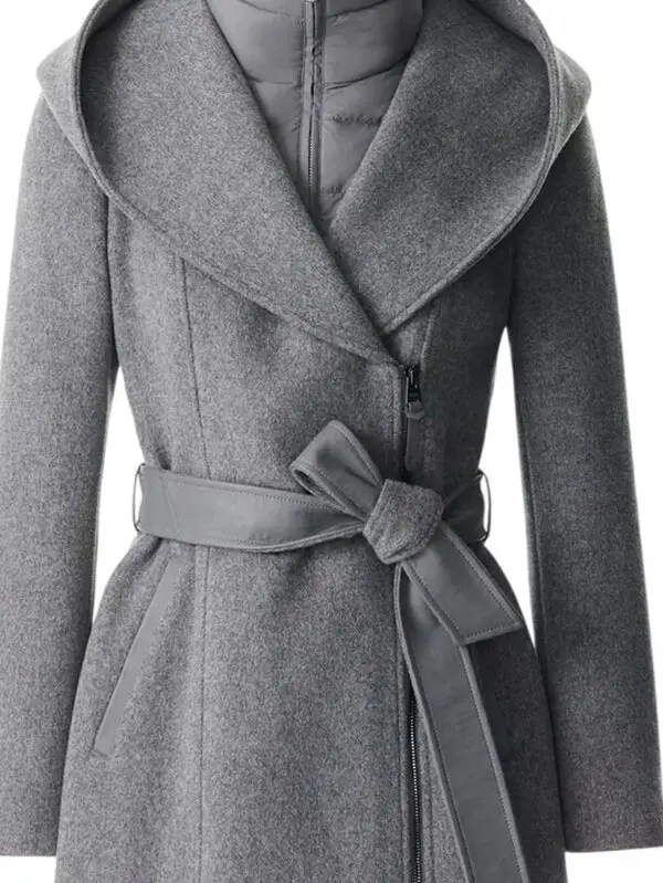 Mackage Shia-slb 2-in-1 Hooded Belted Coat