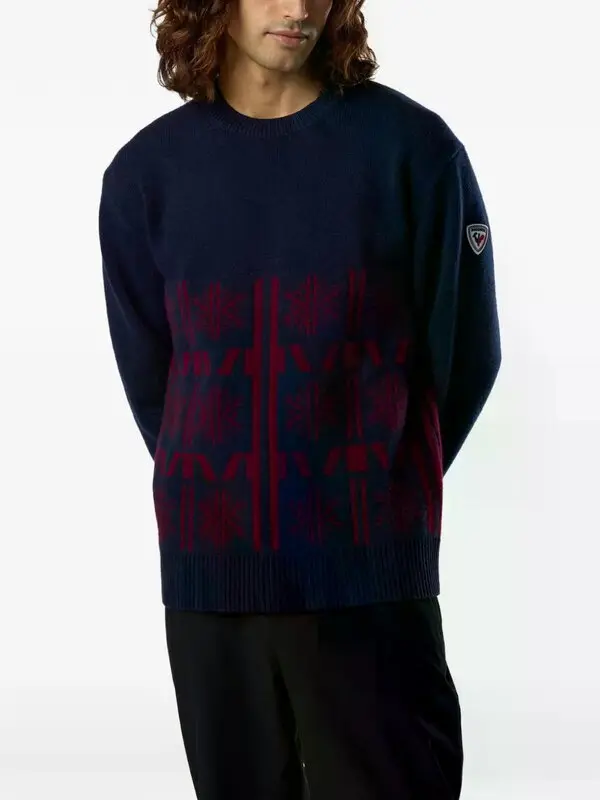 Rossignol Patterned Crew-neck Sweater