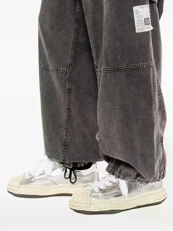 Mihara Yasuhiro Cotton Satin Cargo Pants