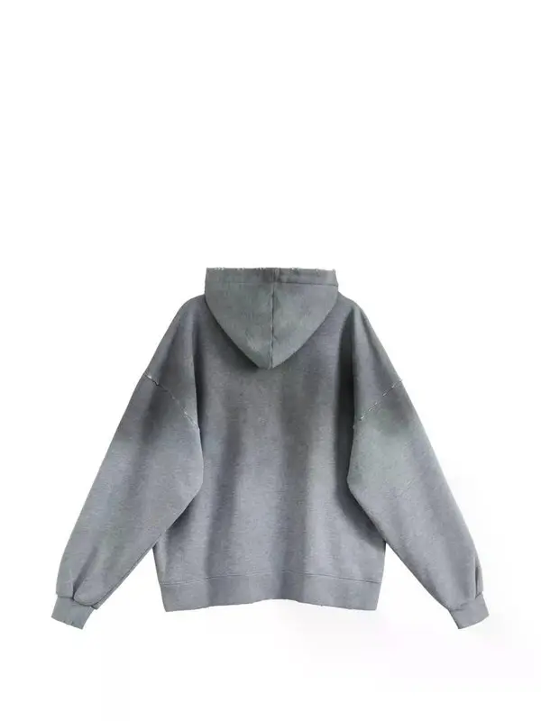ACUPUNCTURE 1993 Distressed Gradient-effect Hoodie