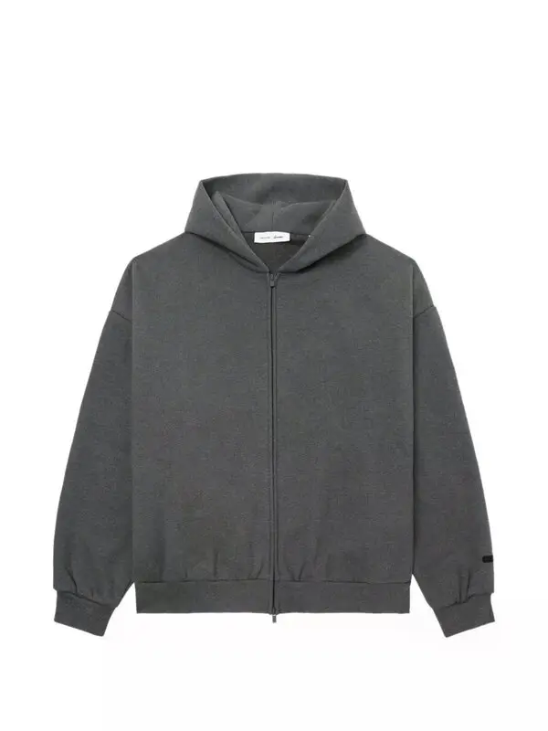 Fear Of God Logo-embossed Zip-up Hoodie