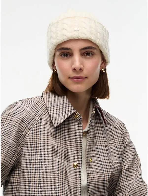 Tommy Hilfiger Lightweight Cable Knit Beanie