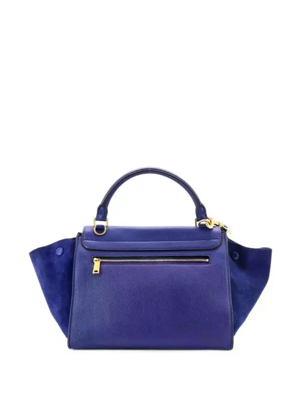 Celine Trapeze Bag Leather Small Satchel