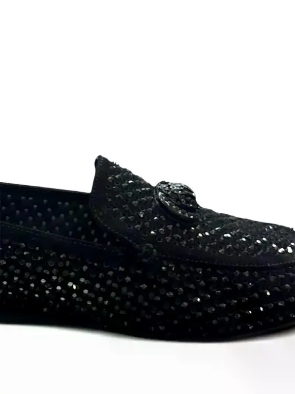 Kurt Geiger Crystal-embellished Loafers