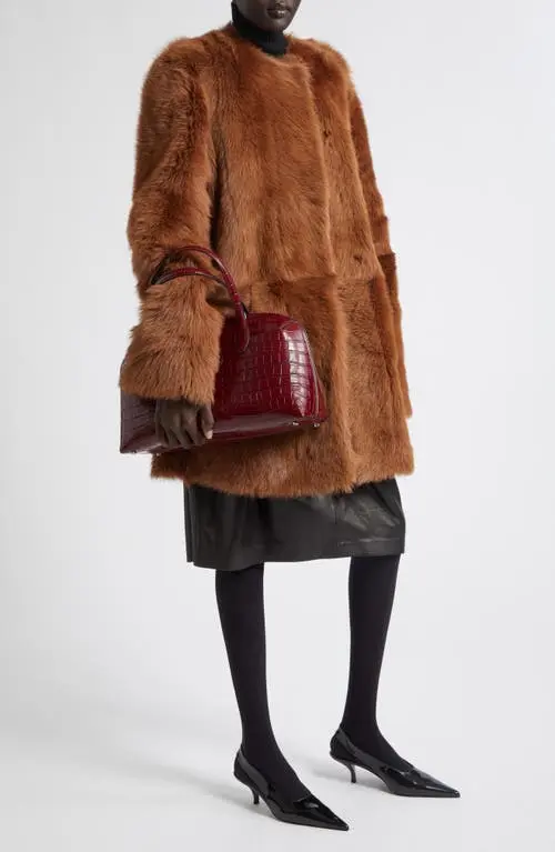TOTEME Genuine Shearling Coat