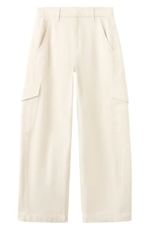 Mango Mid Rise Balloon Cargo Jeans