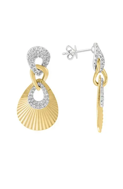EFFY Diamond Fan Drop Earrings