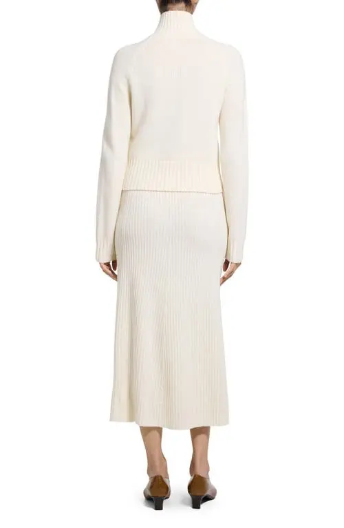 Theory Raglan Zip Wool & Cashmere Cardigan