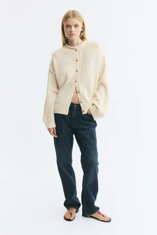 H&M Oversized Cardigan - Cream