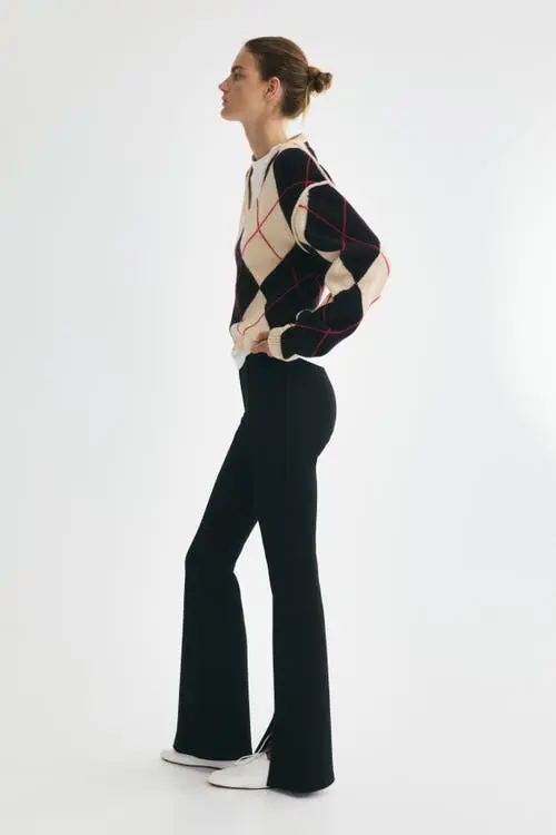 H&M Flared Creased Leggings