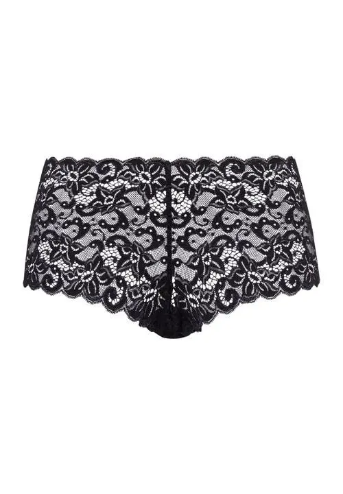 Hanro Luxury Moments Lace Boyleg - Black