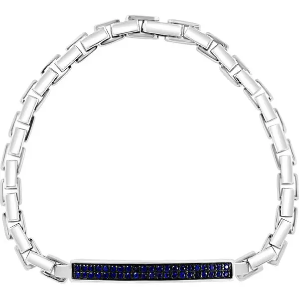 EFFY Sapphire Bar Bracelet In Sterling Silver