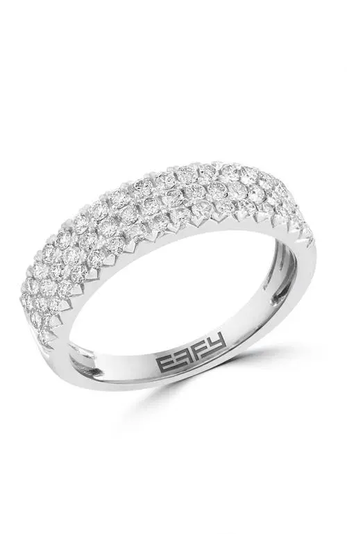 EFFY 14k White Gold Diamond Symphony Band