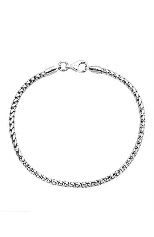 EFFY Minimalist Chain Bracelet In Sterling Silver - Metallic Silver