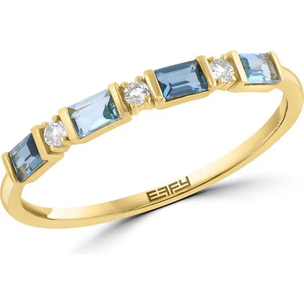 EFFY 14k Yellow Gold Topaz - Blue