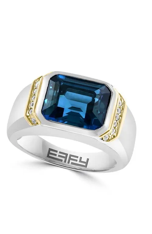 EFFY London Topaz & White Topaz Statement Ring
