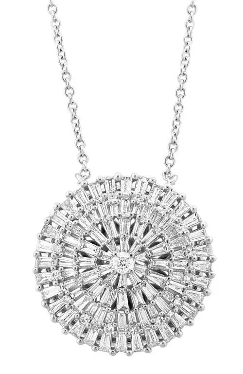 EFFY Diamond Sunburst Pendant Necklace