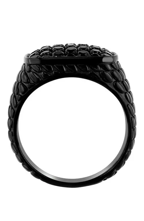 EFFY 925 Sterling Silver Midnight Spark Spinel Ring