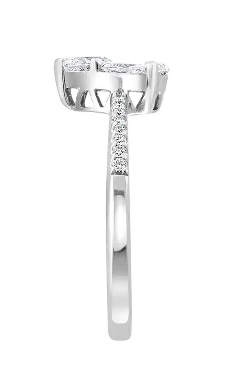 EFFY 14k White Gold Eternal Teardrop Diamond Ring