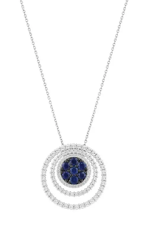 EFFY 14k White Gold Evil Eye Protection Pendant