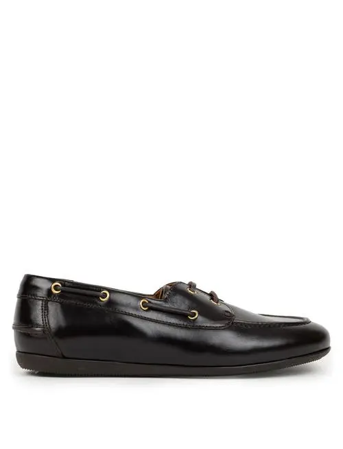 BOBBIES Betsy Boat Shoes - Espresso