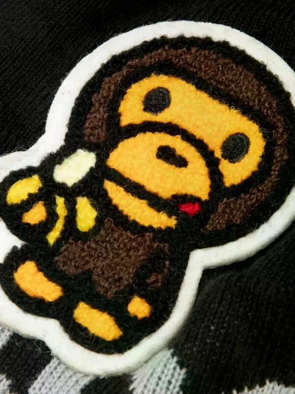 A BATHING APE Baby Milo Embroidered Beanie Hat