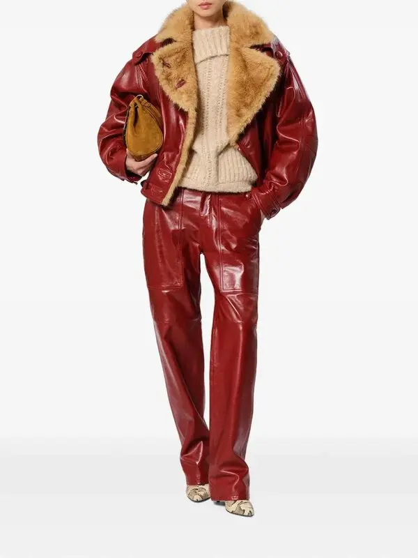 MARANT Valka Leather Trousers