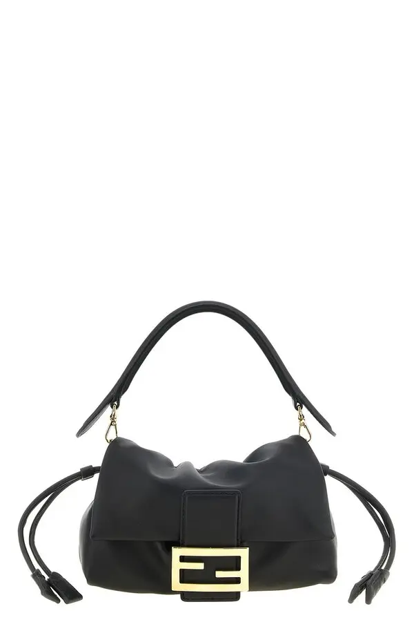 Fendi Baguette Soft Piccola' Handbag - Black