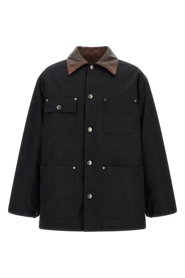 Prada Padded Canvas Jacket - Black