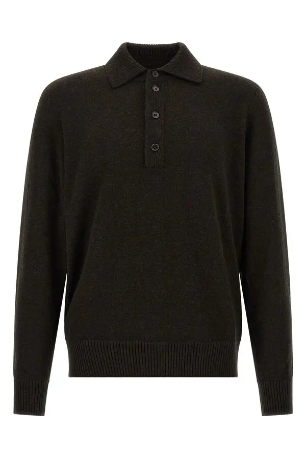 Zegna Wool And Cashmere Polo Shirt