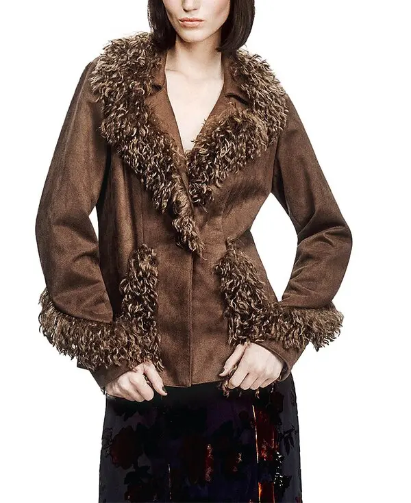 Anna Sui Faux Suede Jacket