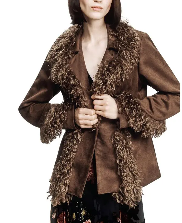 Anna Sui Faux Suede Jacket