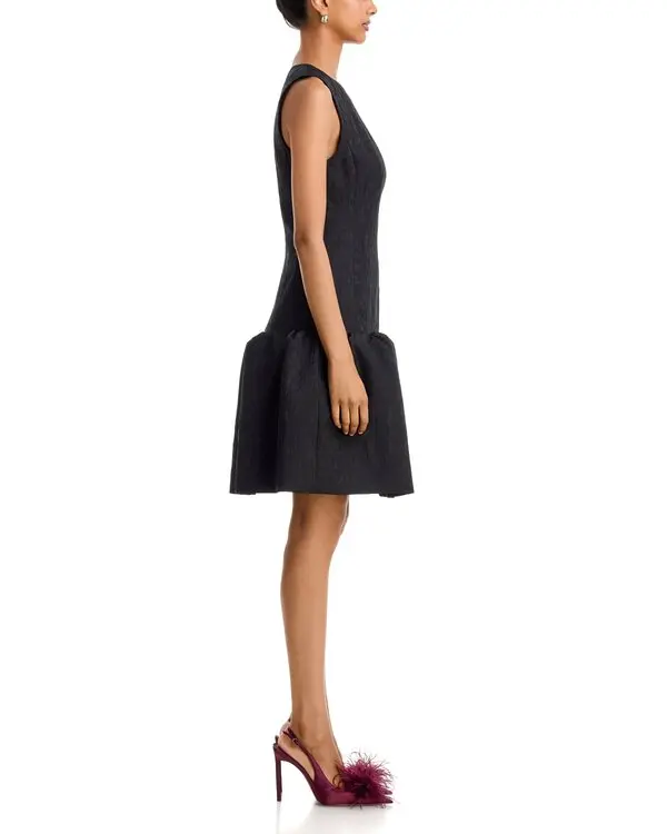 Sonia Rykiel Paris Textured Jewel Neck Dress