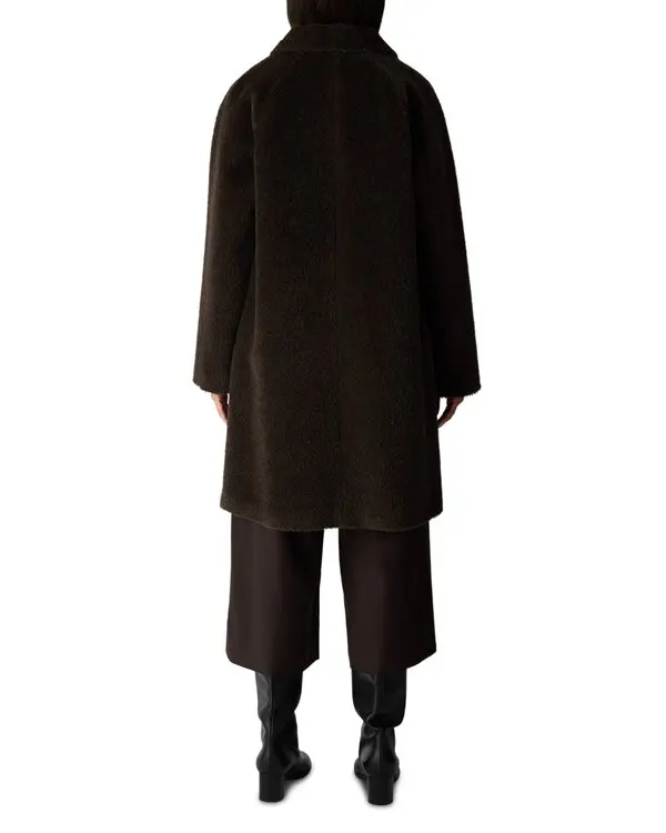 Eileen Fisher Classic Collar Raglan Sleeve Coat