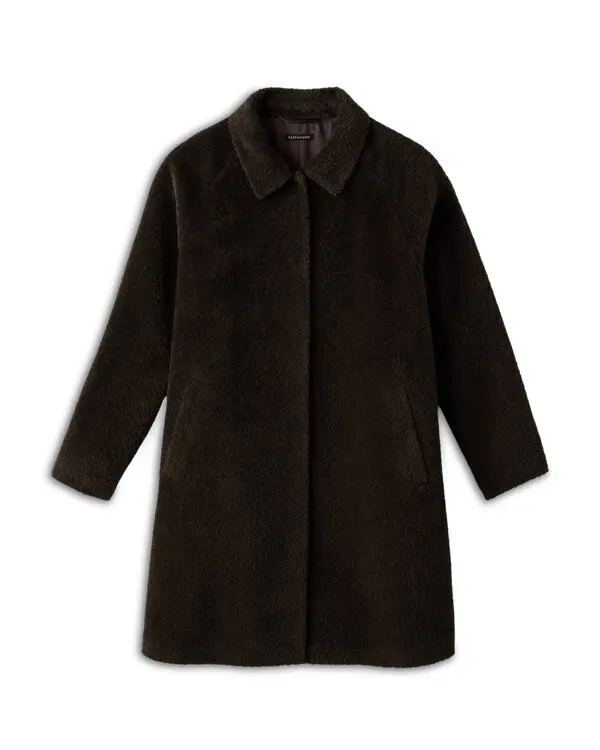 Eileen Fisher Classic Collar Raglan Sleeve Coat