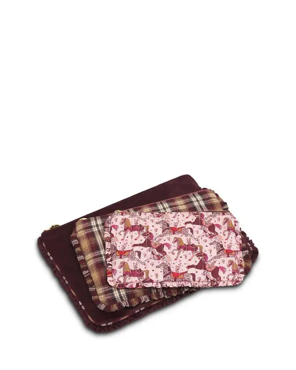 Stoney Clover Lane Yee Haw Diva Set Of 3 Pouches