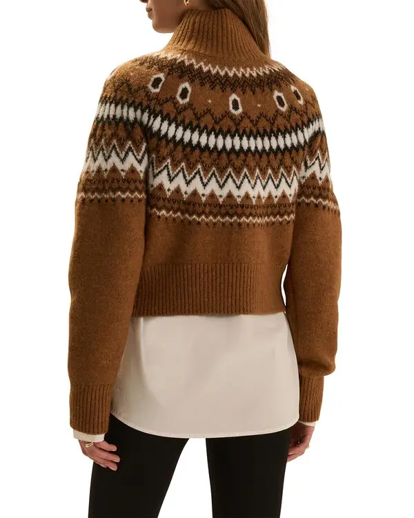 FAVORITE DAUGHTER The Chalet Mock Neck Sweater