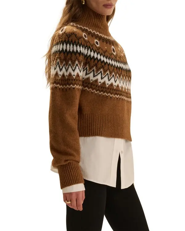 FAVORITE DAUGHTER The Chalet Mock Neck Sweater