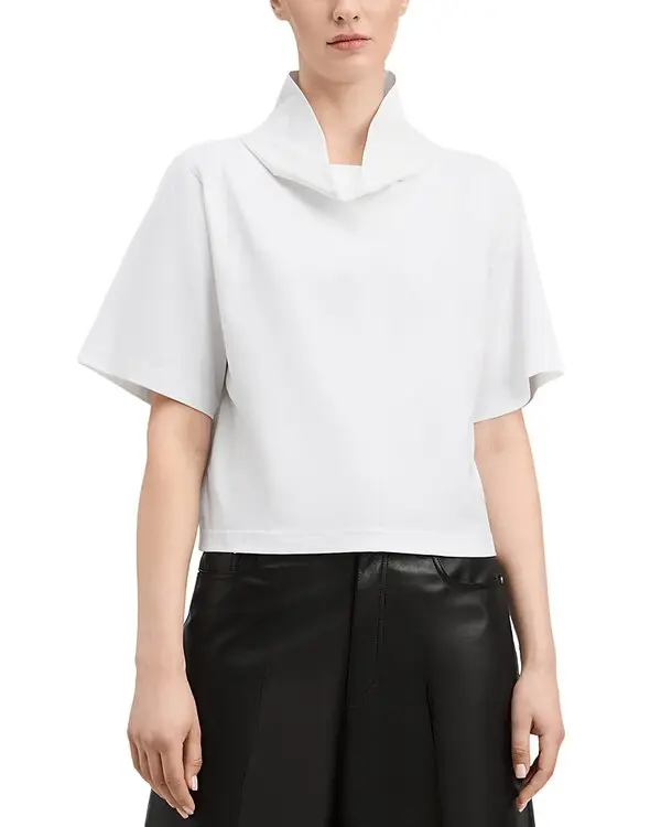 Derek Lam 10 Crosby 10 Crosby Jonathan Jersey Funnel Neck Tee