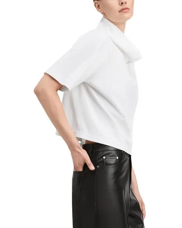 Derek Lam 10 Crosby 10 Crosby Jonathan Jersey Funnel Neck Tee