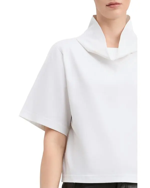 Derek Lam 10 Crosby 10 Crosby Jonathan Jersey Funnel Neck Tee