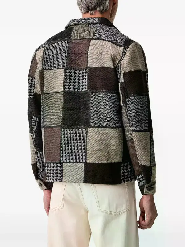 Lindbergh Patchwork Houndstooth Jacket